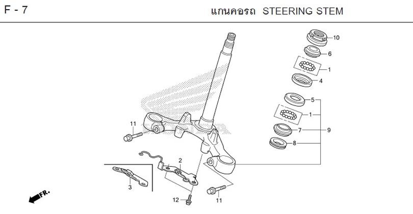 Moto TH - Honda CBR150R (2019) Parts - THE NECK