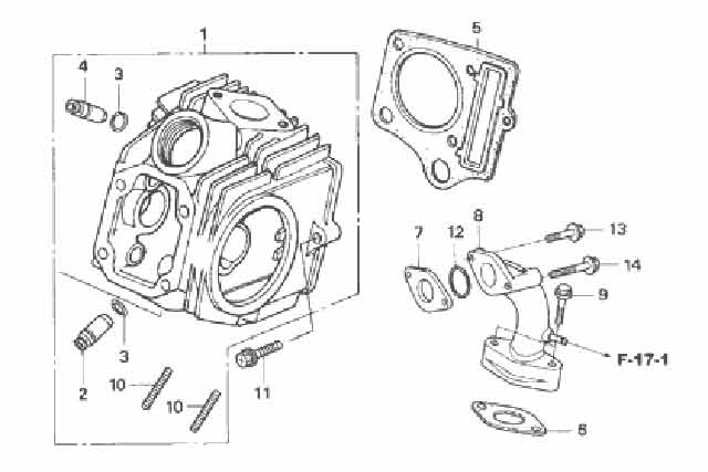 Moto TH - Honda WAVE 100 (2005) Parts - CYLINDER HEAD