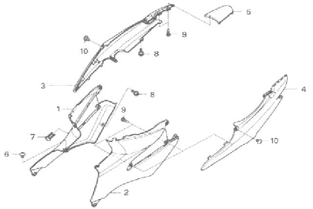 Moto TH - Honda WAVE 100 (2005) Parts - COVER