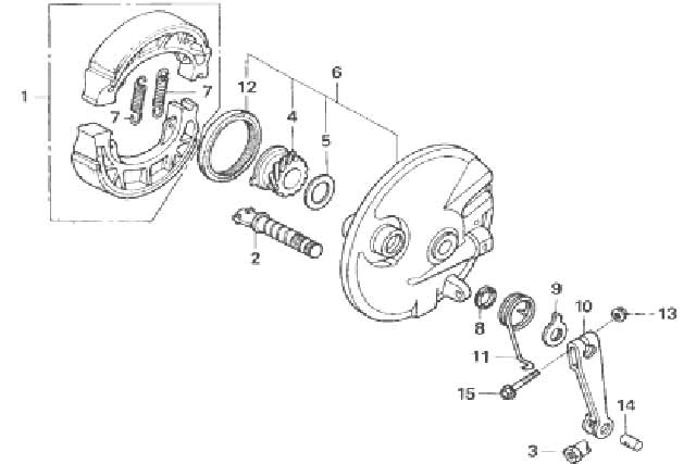 Moto TH - Honda WAVE 100 (2005) Parts - FRONT BRAKES