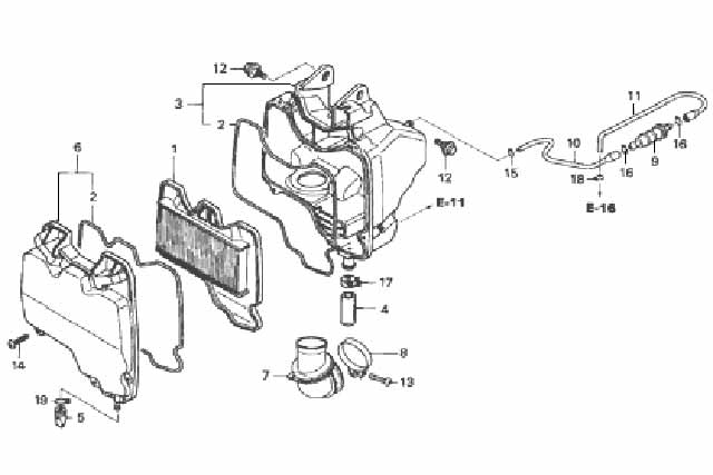 Moto TH - Honda WAVE 100Z (2005) Parts - AIR FILTER