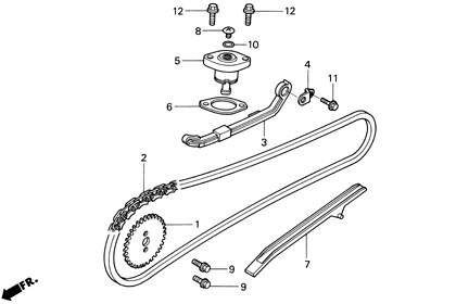 Moto TH - Honda WAVE 125S (2004) Parts - TIMING CHAIN / SET ADJUST THE ...
