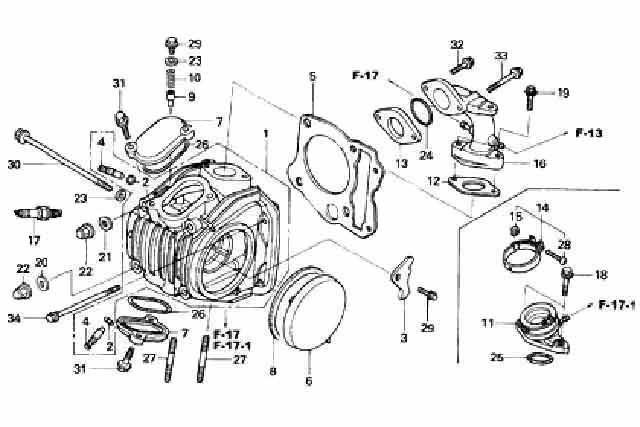 Moto TH - Honda WAVE 125i (2005) Parts - CYLINDER HEAD